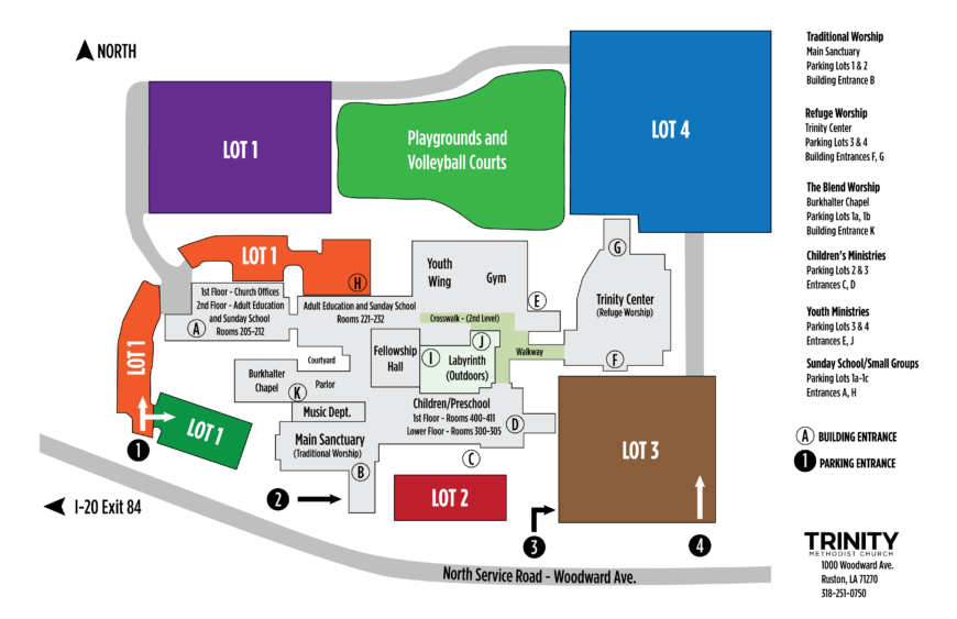 Campus Map – Trinity Methodist Church